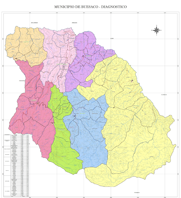 Mapas de Buesaco